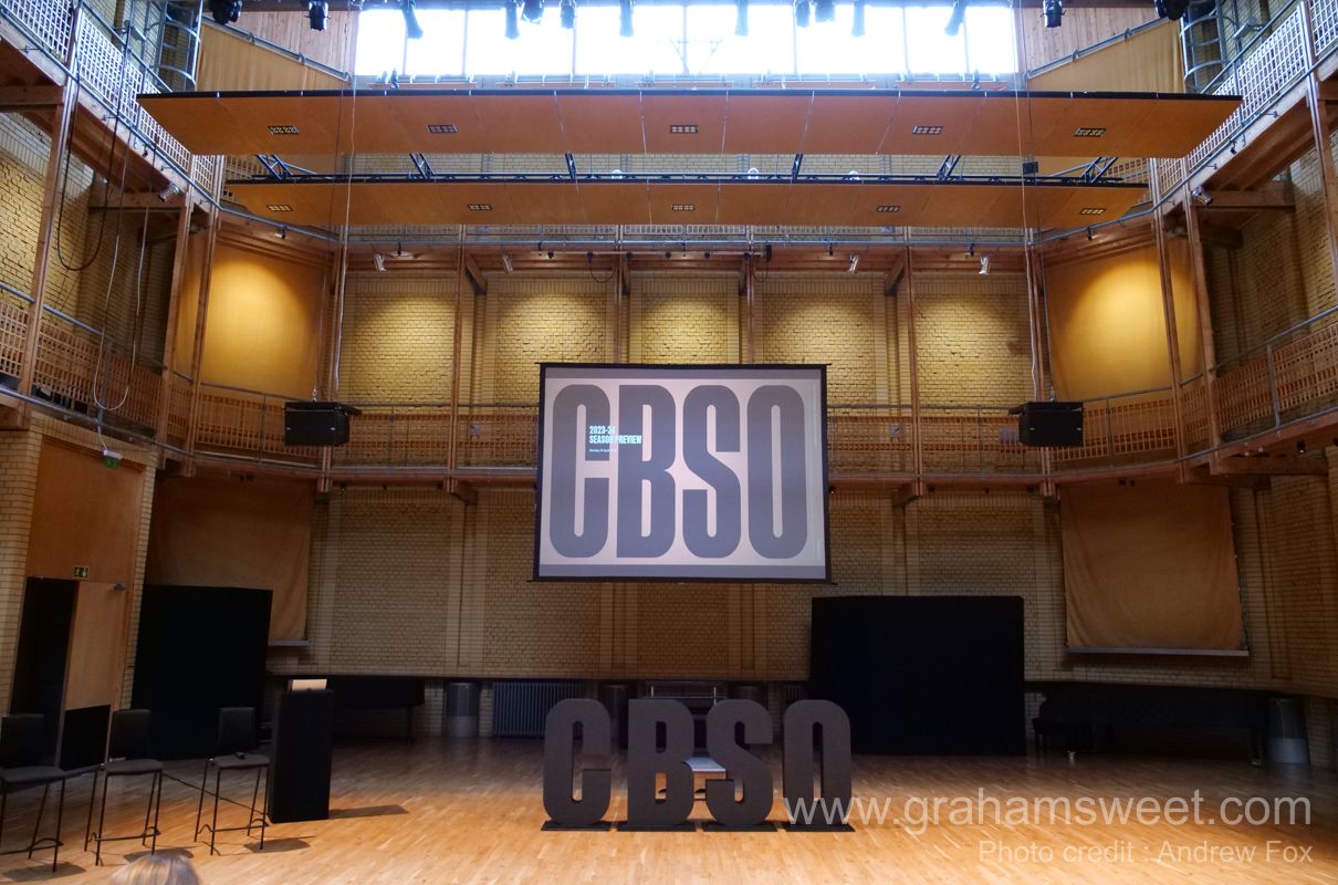 Large 3D Letters for City of Birmingham Symphony Orchestra