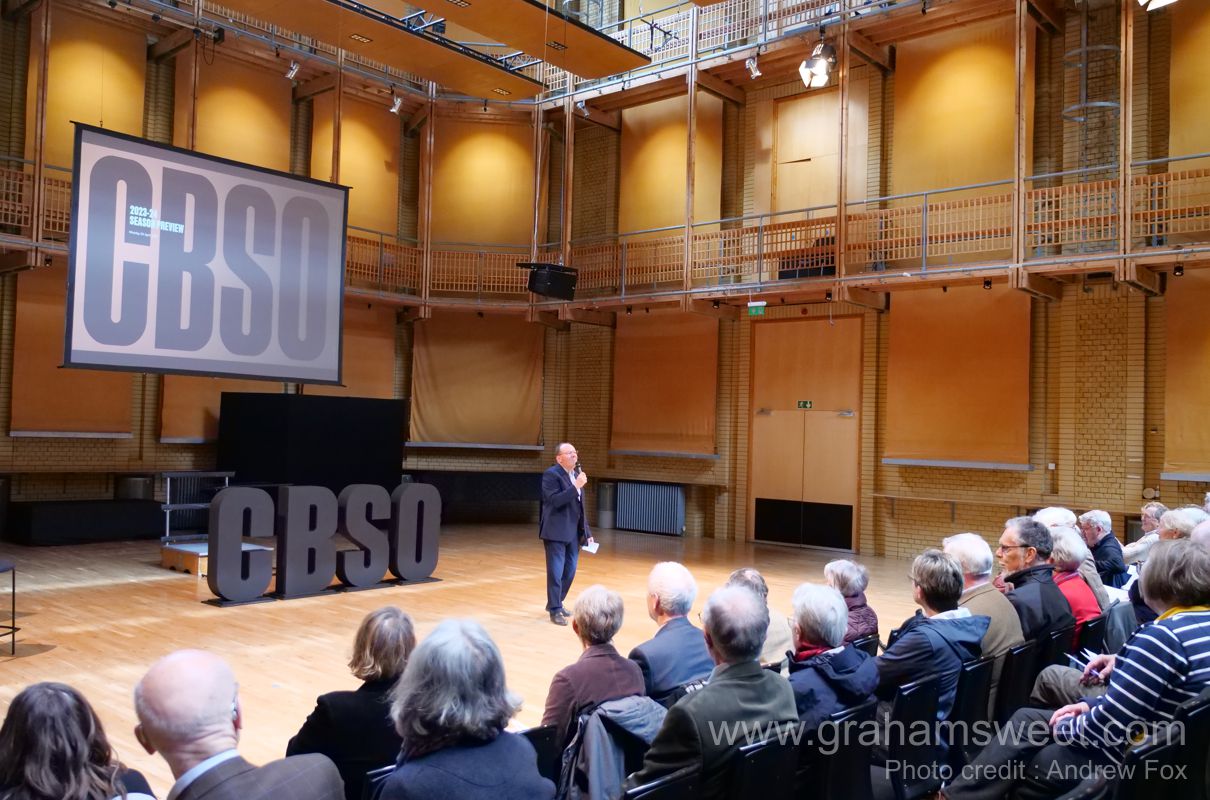 Large 3D Letters for City of Birmingham Symphony Orchestra