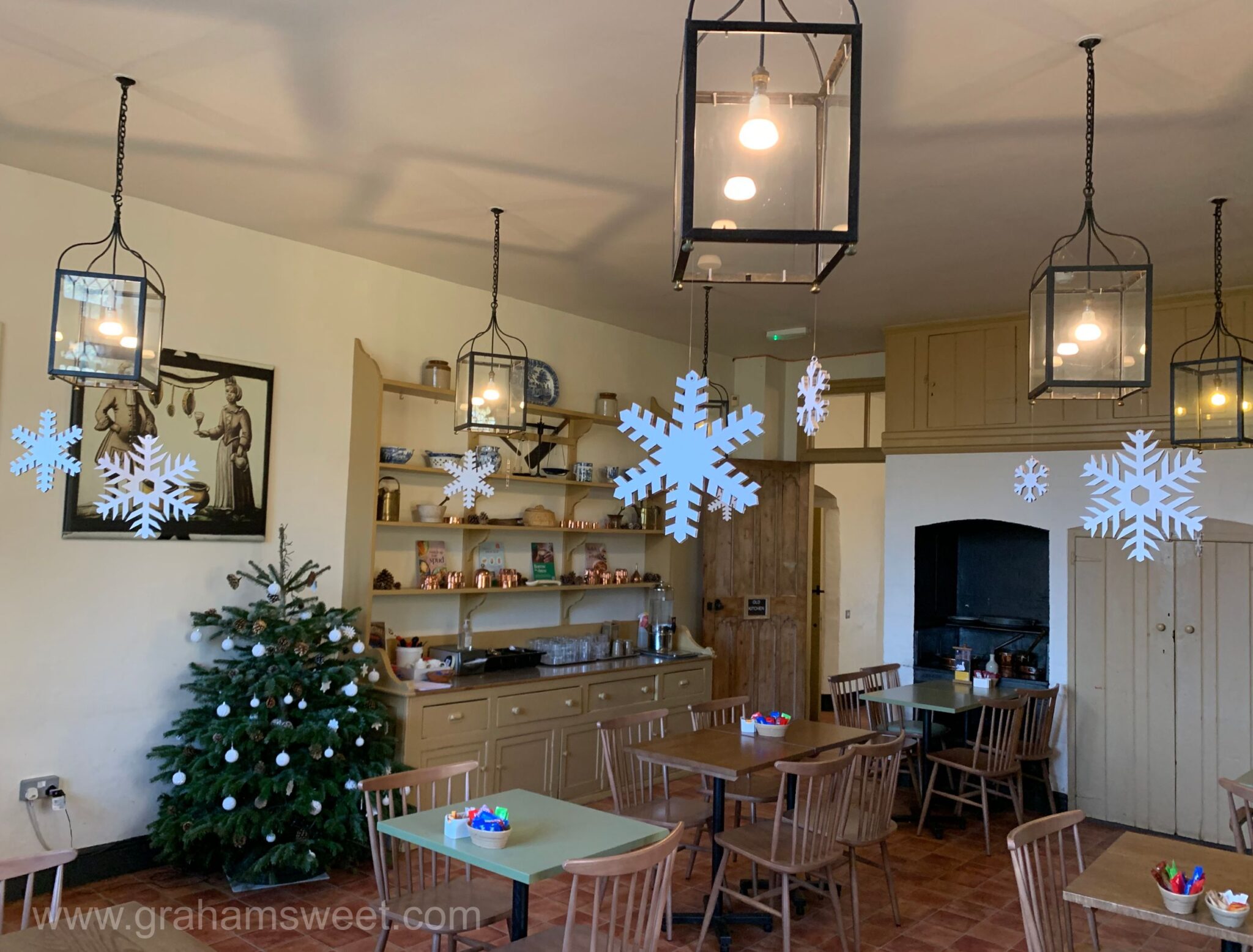 Snowflakes at National Trust Oxburgh Estate
