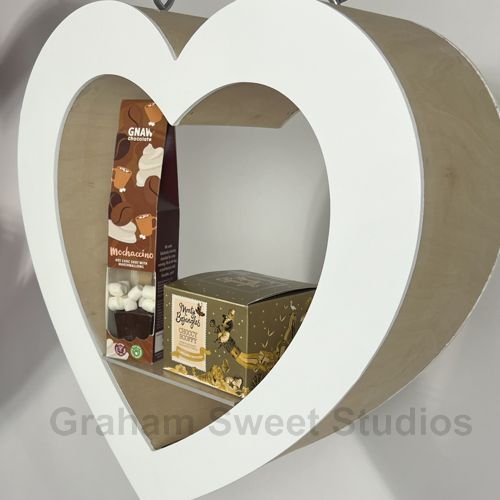 Valentine Heart VM Display Shelves. Decorations for instore, window ...
